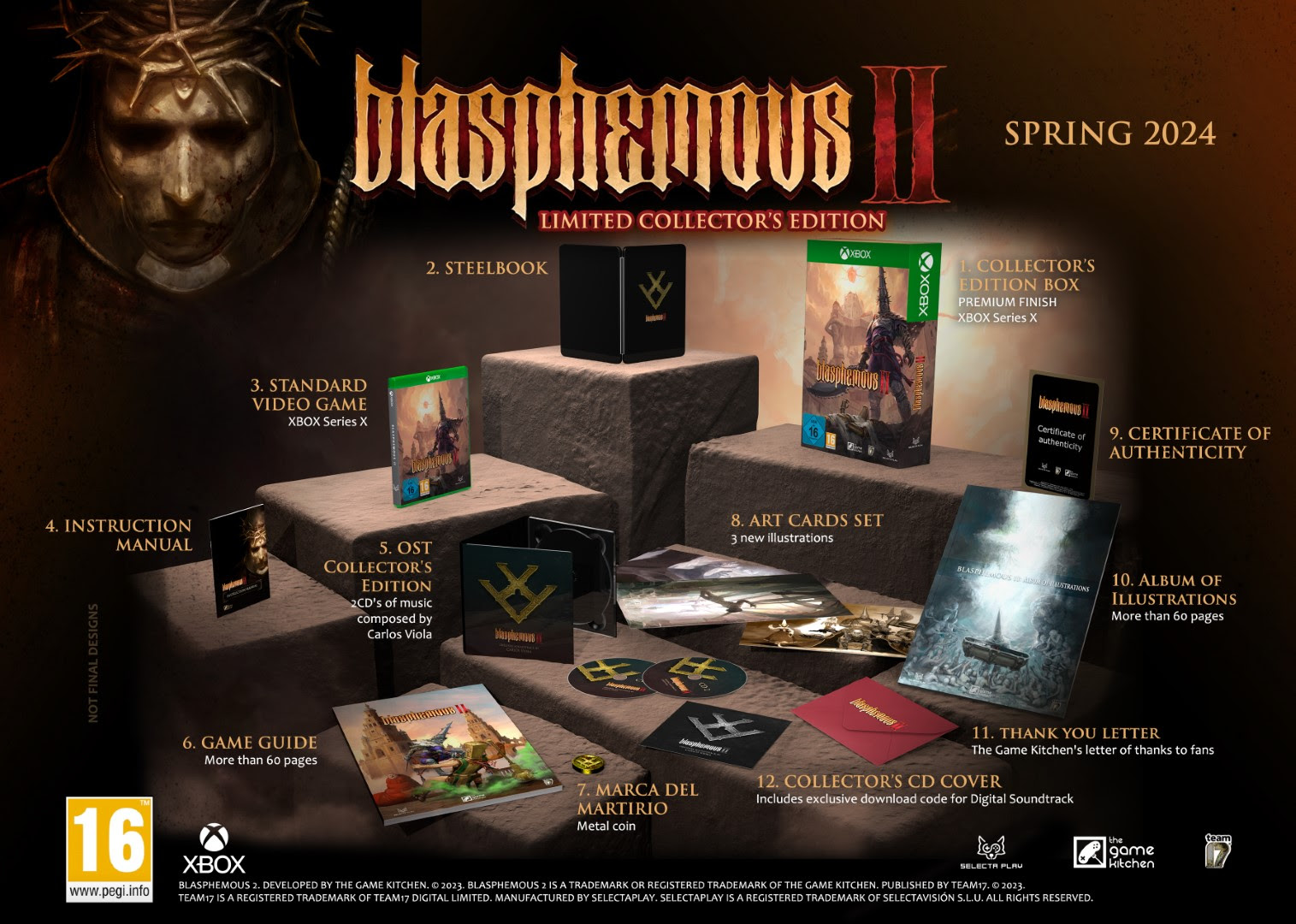 Blasphemous II: une édition physique collector limitée annoncée pour Xbox - Game Cover