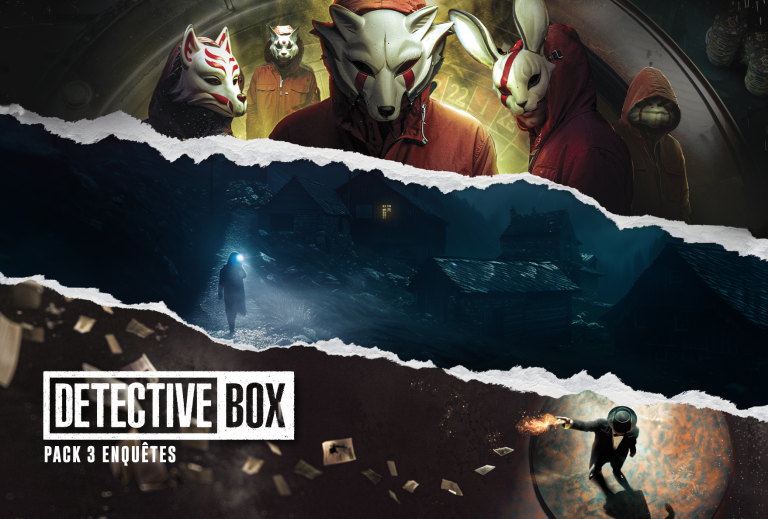 Detective Box lance un pack de 3 enquêtes courtes - Game Cover