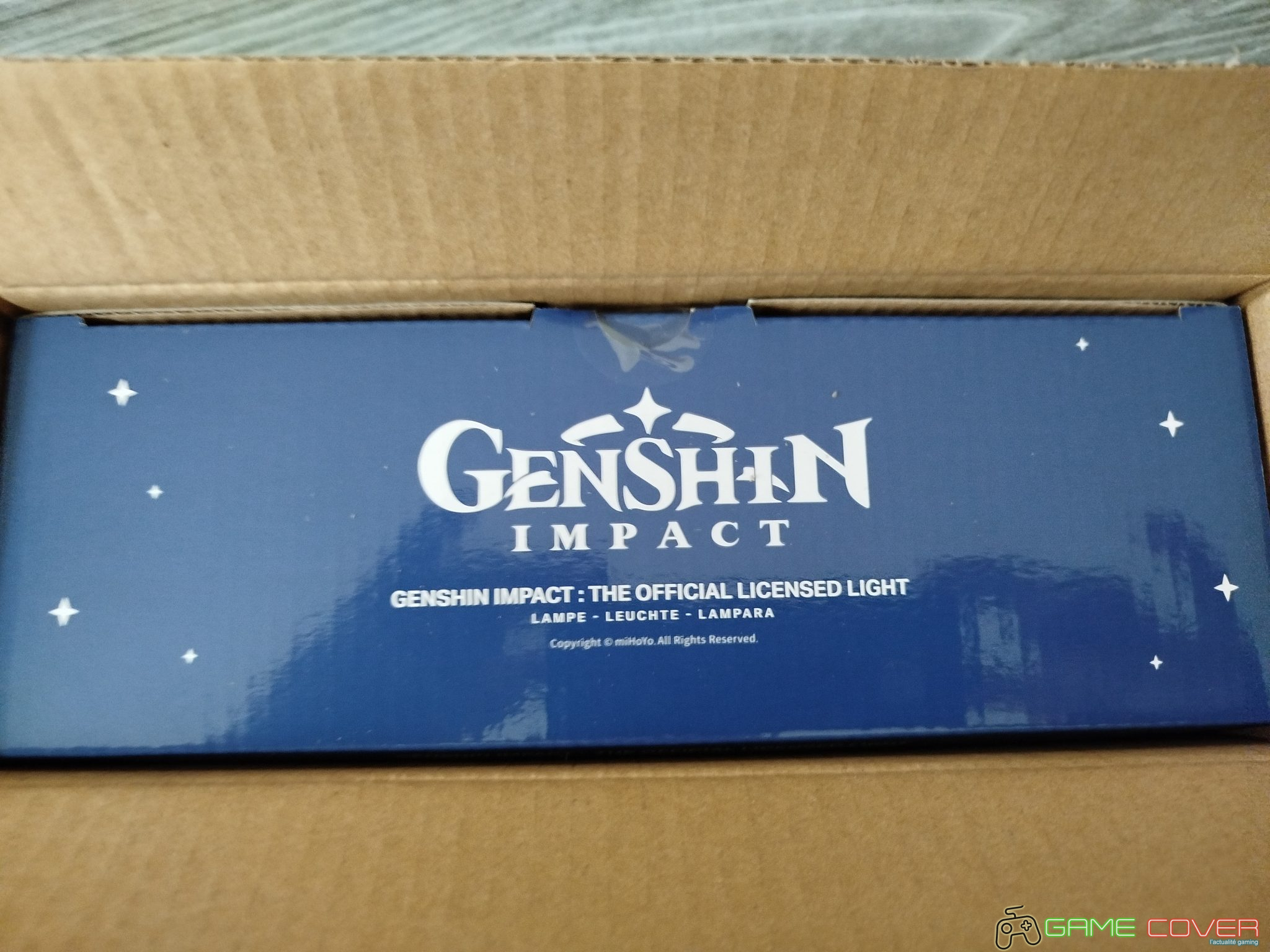 [Unboxing] Lampe logo - Genshin Impact - Game Cover