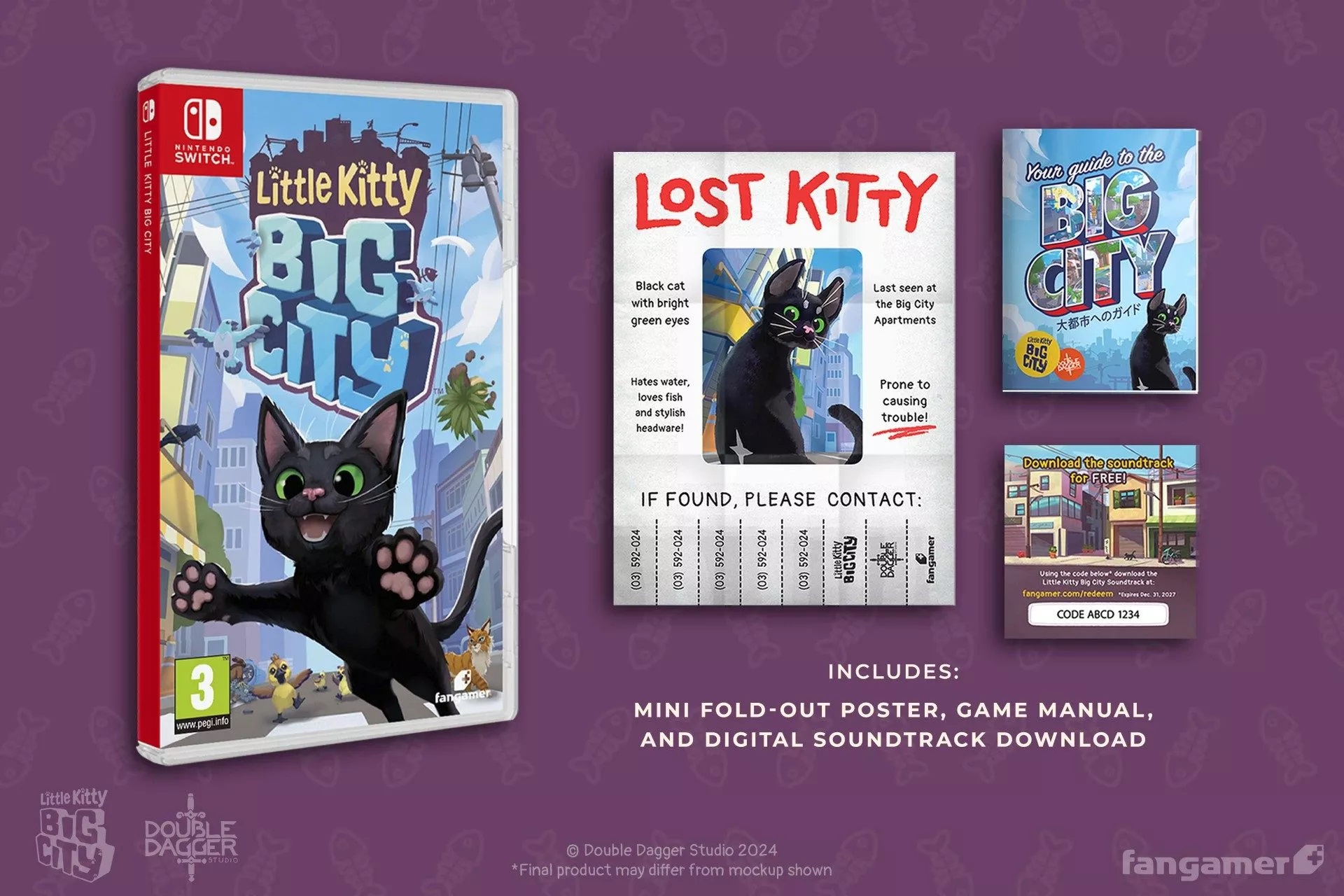 Little Kitty, Big City arrive en édition physique sur Nintendo Switch - Game Cover