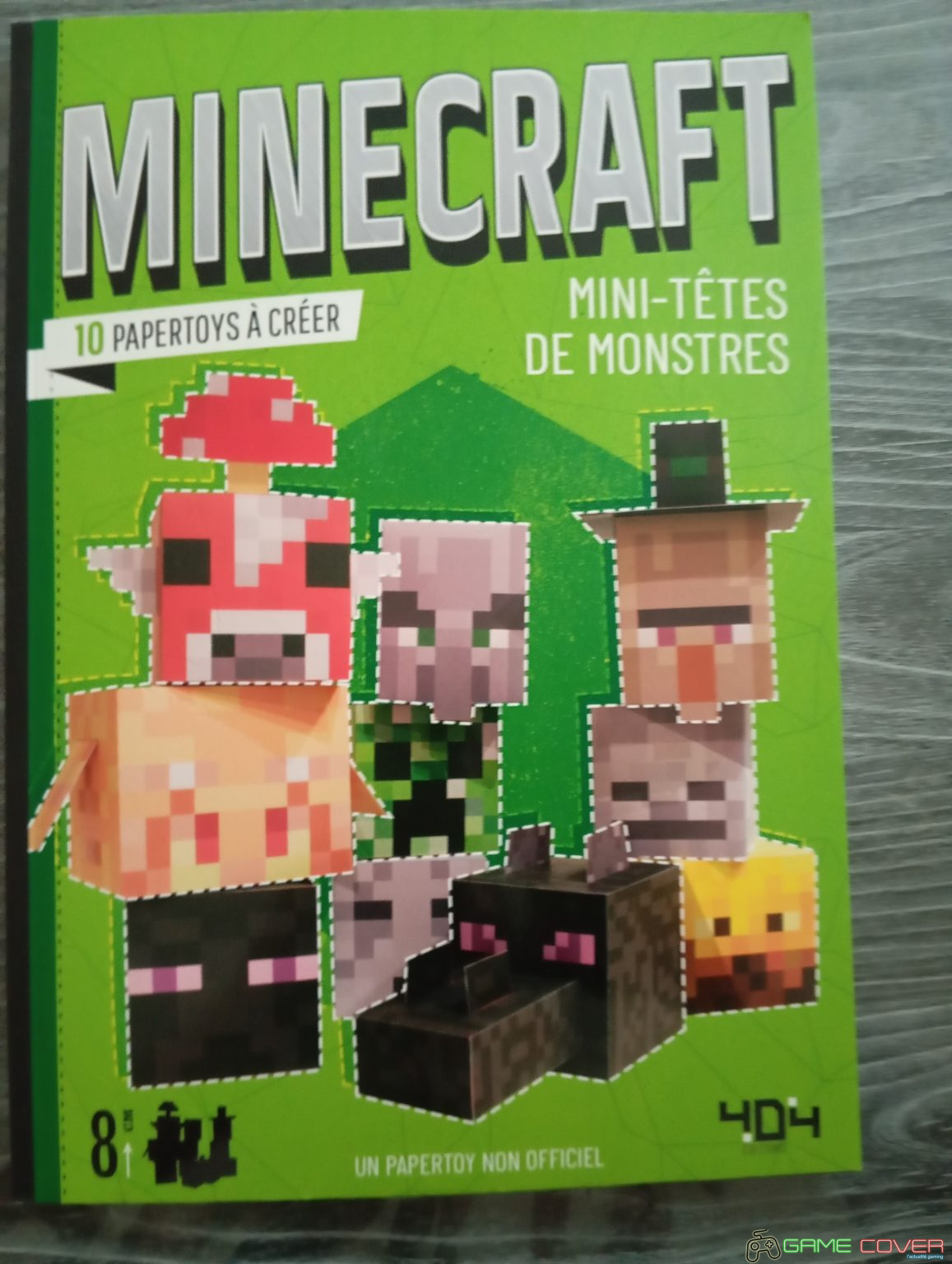 [Geekerie Kids] Papertoy Minecraft - mini-têtes de monstres - Game Cover