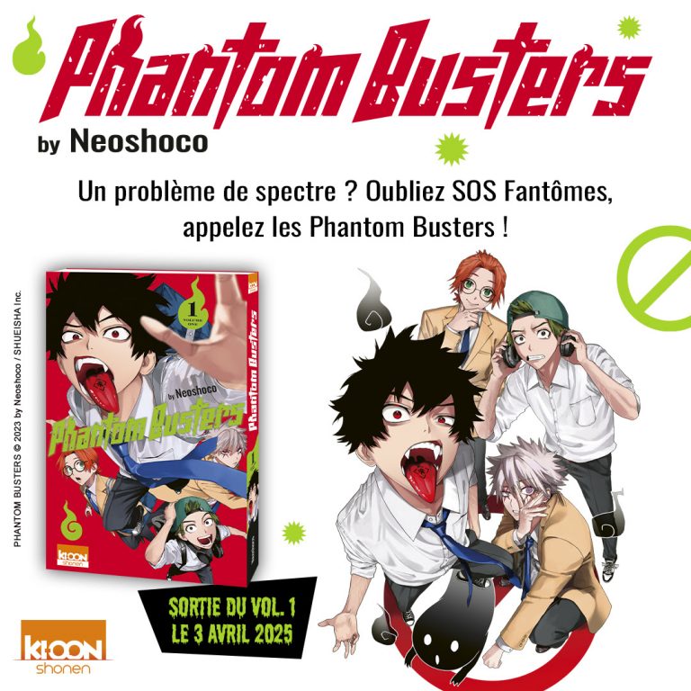 [Ki-oon] Découvrez les premières pages de Phantom Busters - Game Cover